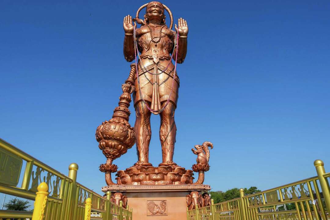 Houston suburb now home to a 90-foot-tall statue of Hindu god Hanuman