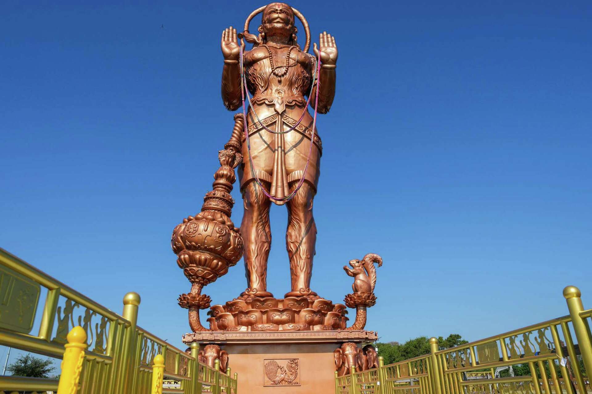 Houston suburb now home to a 90-foot-tall statue of Hindu god Hanuman