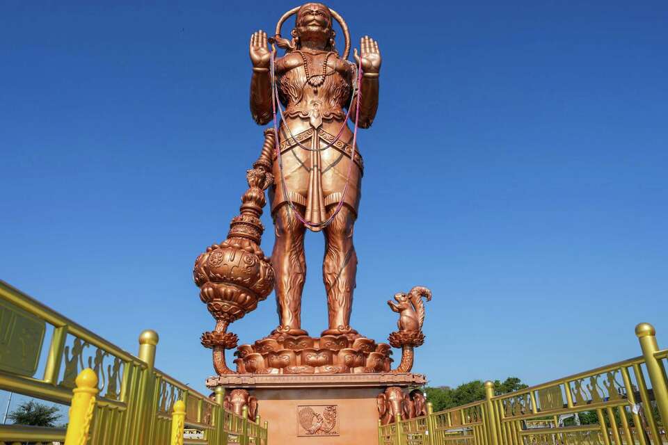 Houston suburb now home to a 90-foot-tall statue of Hindu god Hanuman