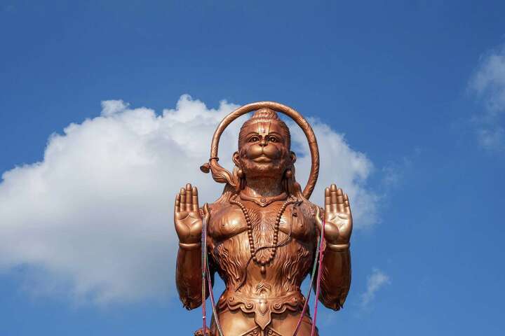 Houston suburb now home to a 90-foot-tall statue of Hindu god Hanuman