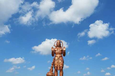 Houston suburb now home to a 90-foot-tall statue of Hindu god Hanuman