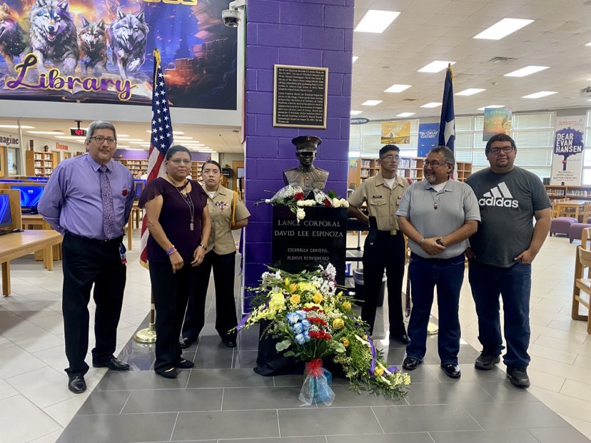 LBJ honors Lance Cpl. David Lee Espinoza on anniversary of his death
