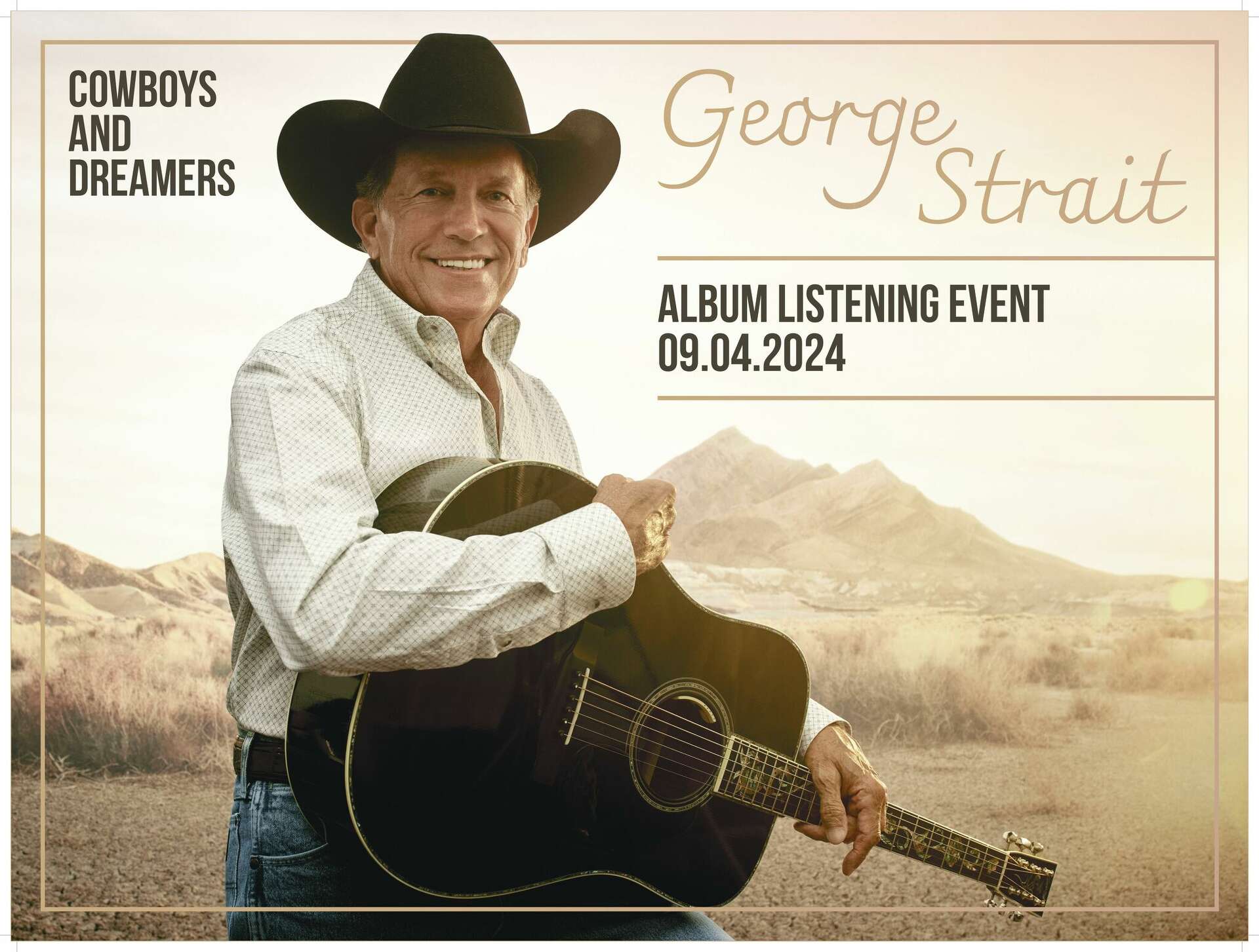 George Strait 'Cowboys and Dreamers' album gets early Houston listen
