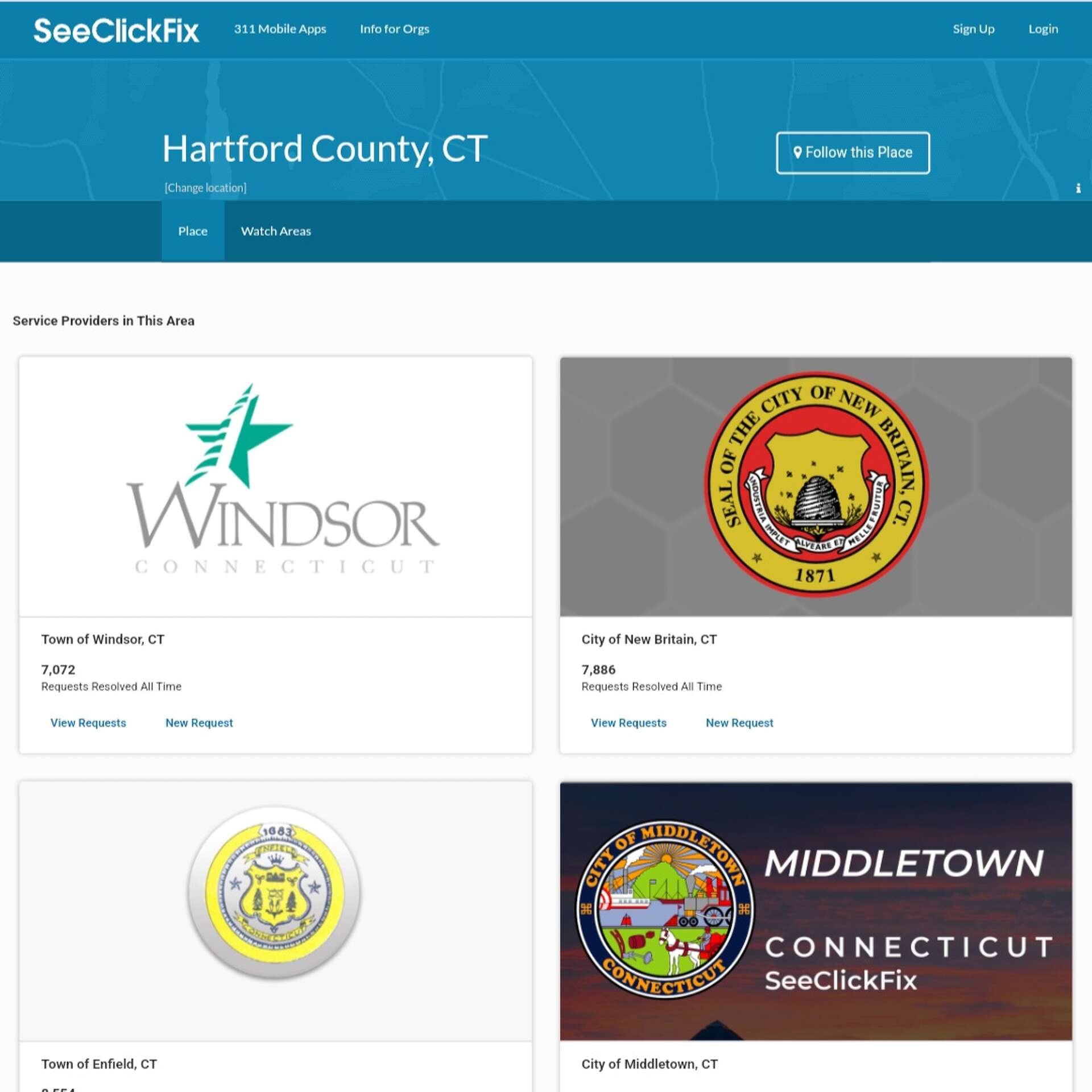 Some CT towns use SeeClickFix so residents can report blight, potholes