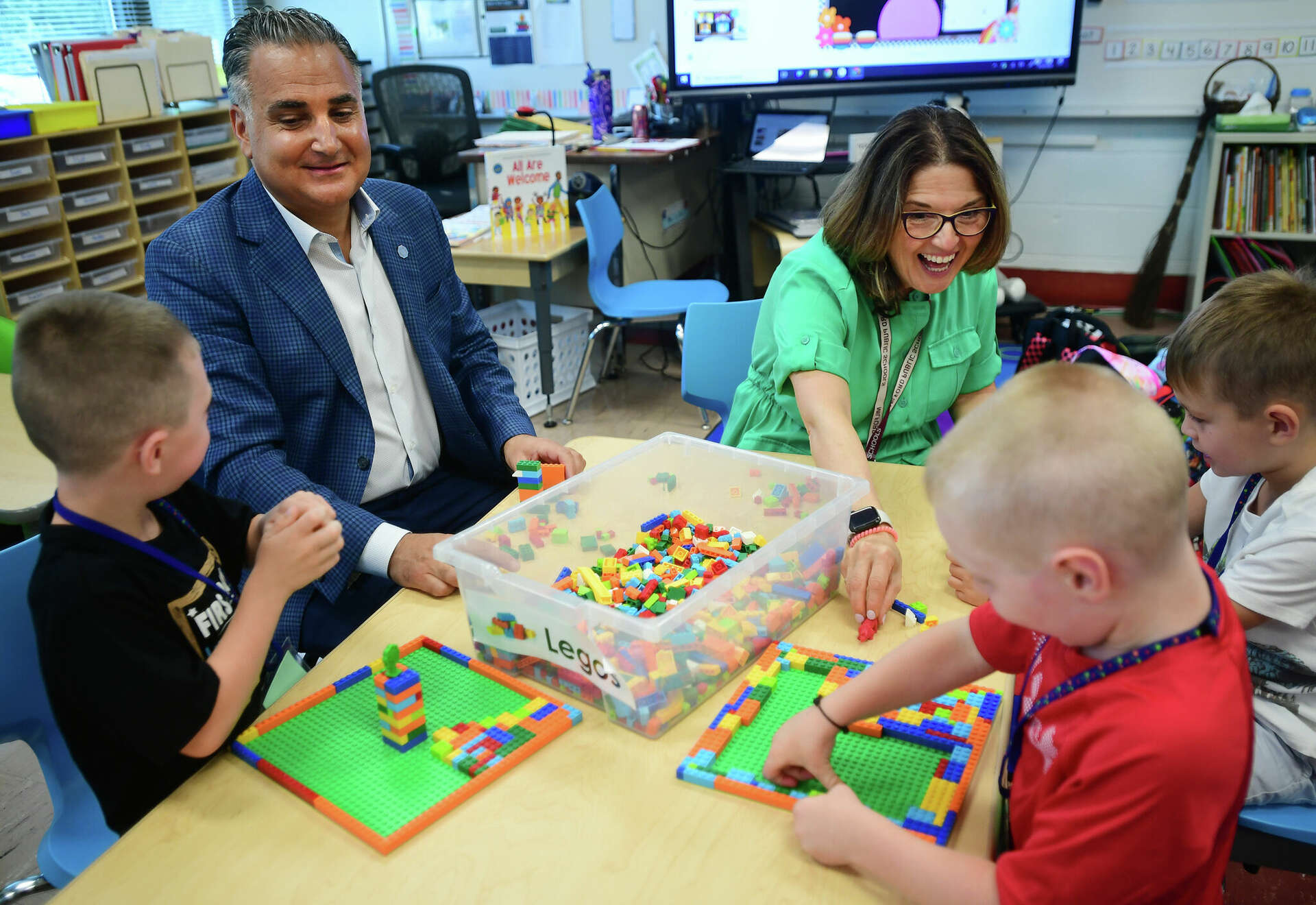 In photos: Milford schools celebrate students' return