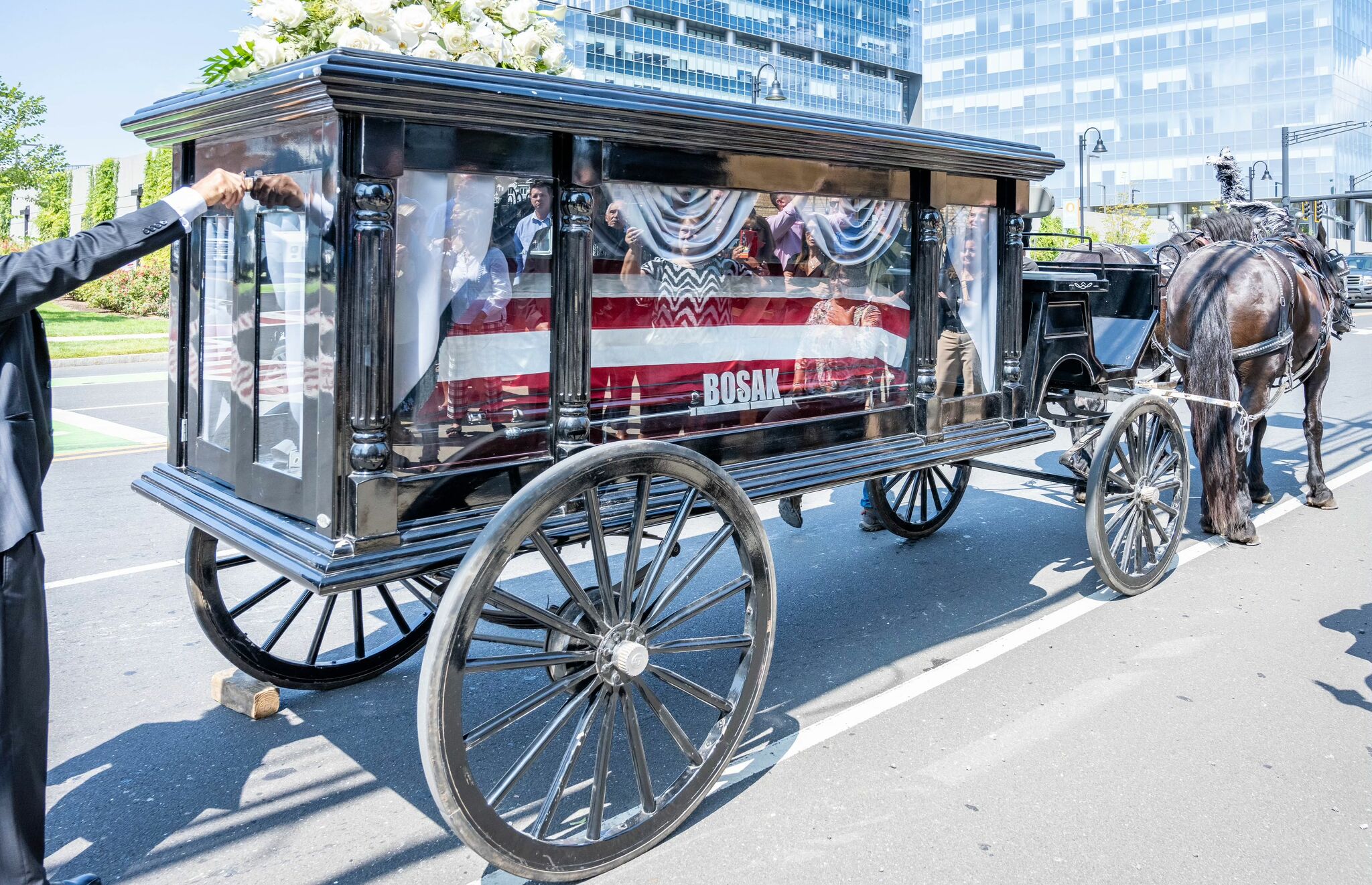Funeral held for Gerald R. Bosak Sr. of Bosak Funeral Home in Stamford