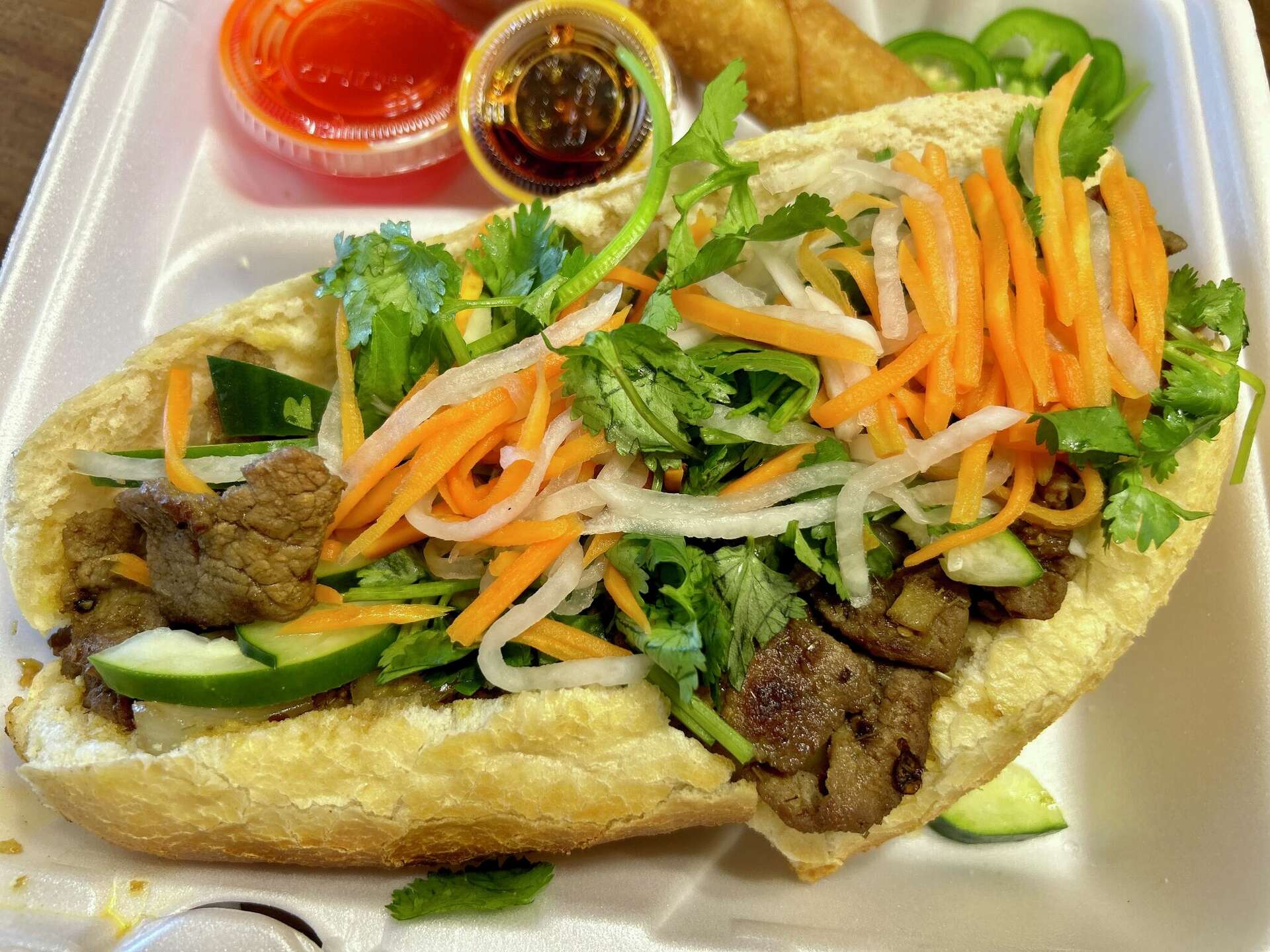 Vietnamese restaurant offers huge sandwiches in San Antonio