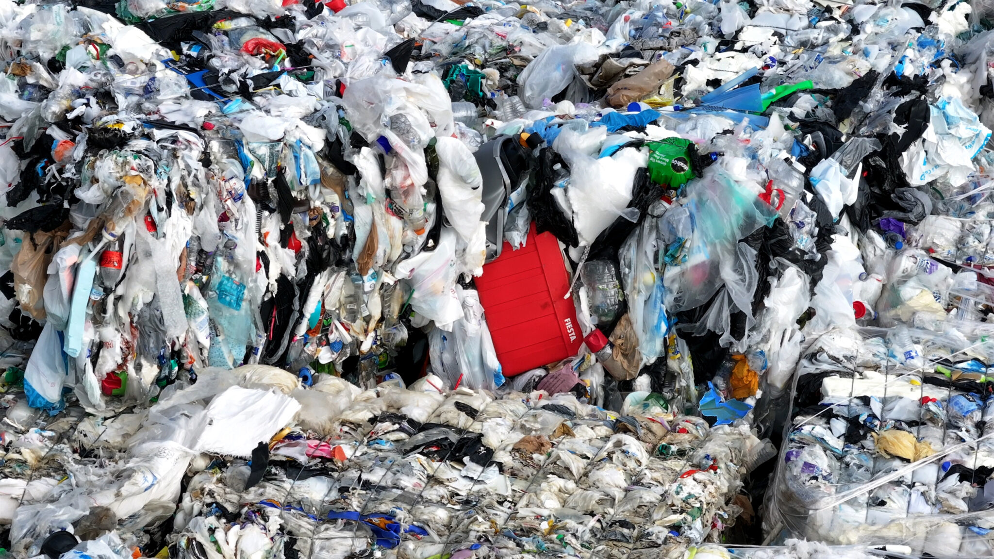 Plastic waste piles up at Texas business failed by fire marshal