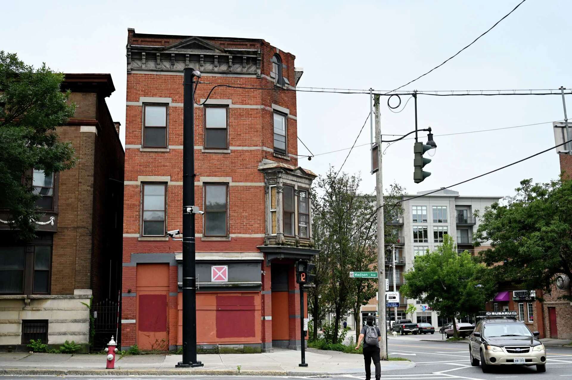 Prominent Albany building listed for sale after years of vacancy
