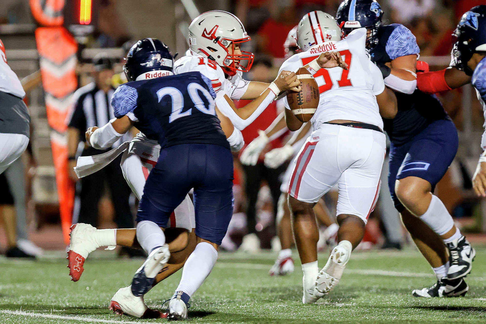 Lorenn Johnson scores three touchdowns to lead Johnson over Judson