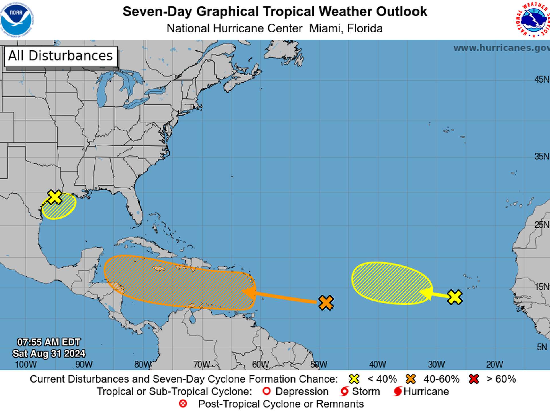 Houston tracking tropical activity churning off Texas Gulf Coast