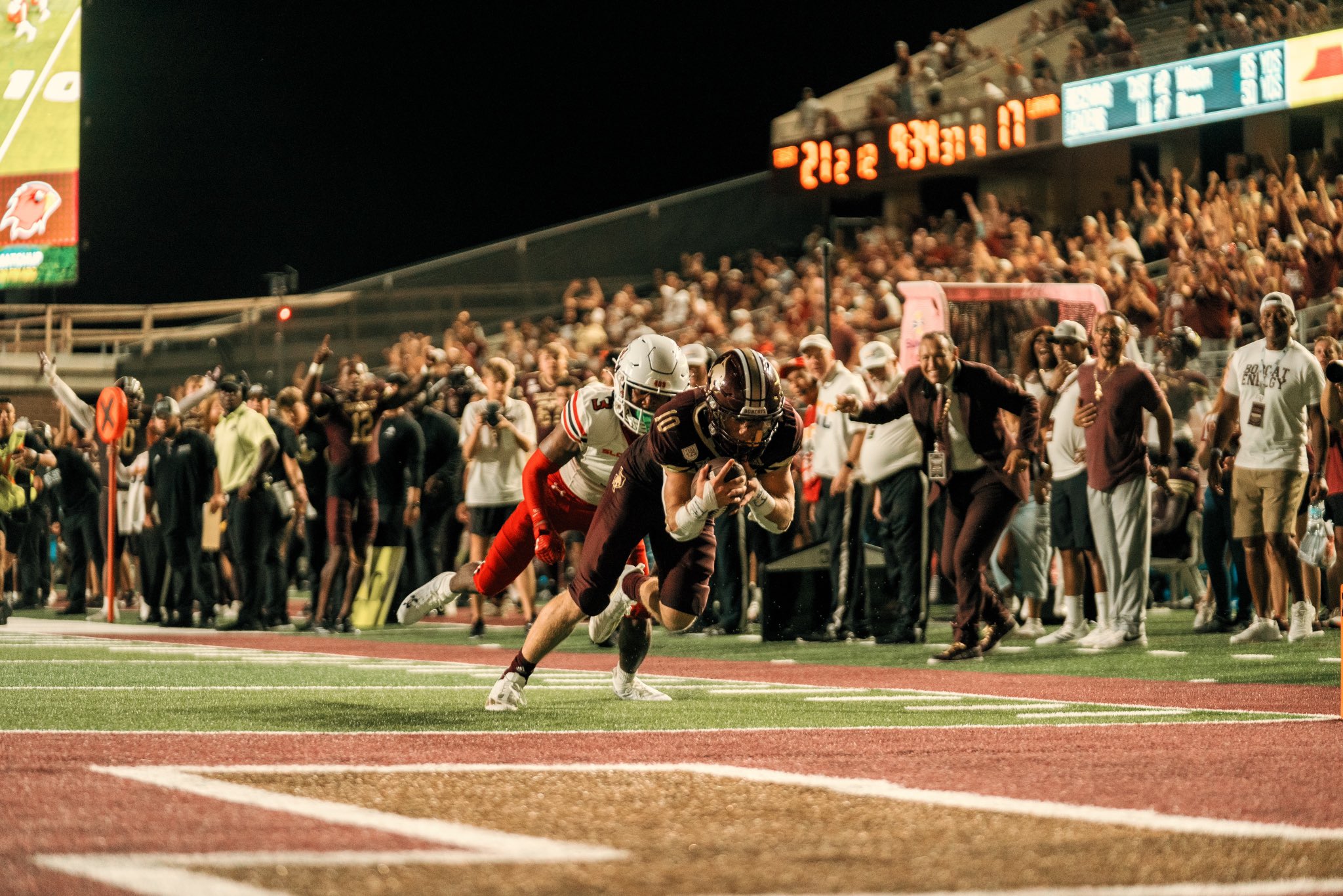 Lamar football flirts with upset, comeback falls short at Texas State