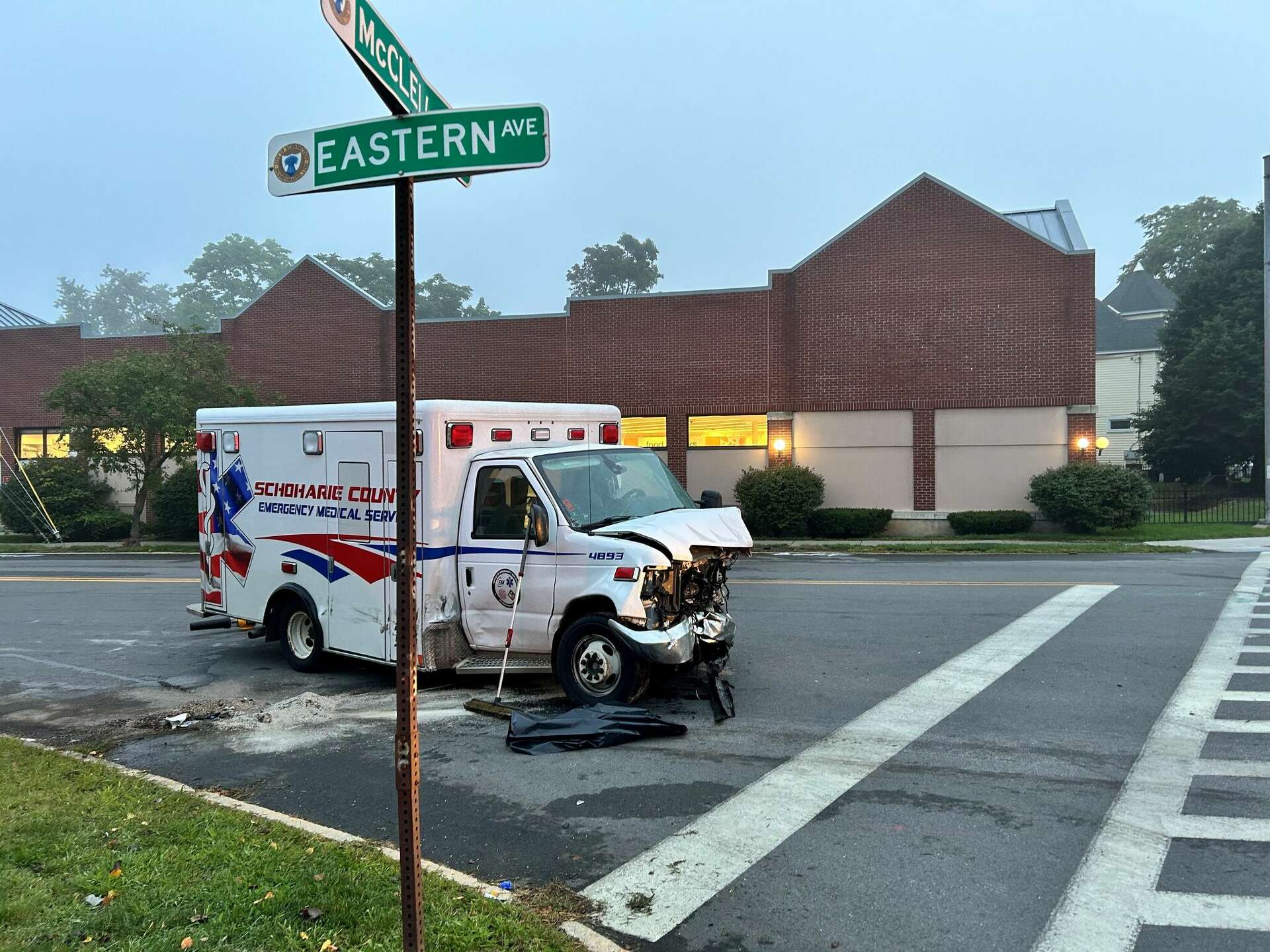 Troopers: Ambulance stolen in Cobleskill crashes in Schenectady