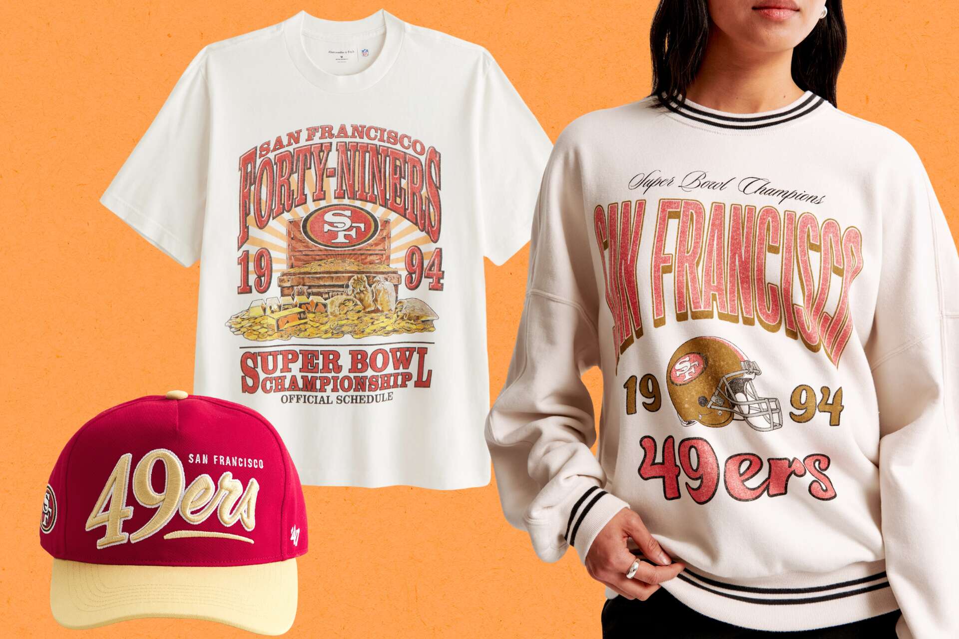 Abercrombie's retro NFL line has some of the coolest 49ers merch
