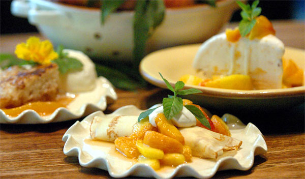 Chefs' Secrets: Peach Tree Tea Room Peach Cr?pes