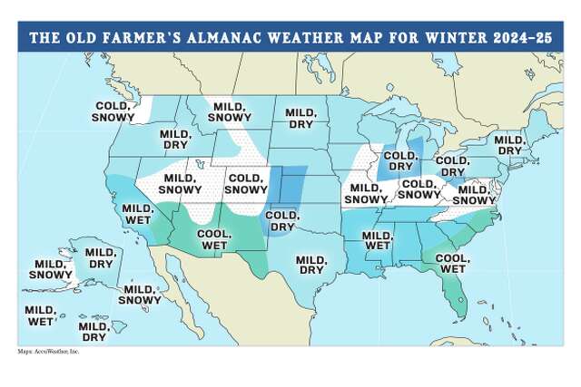 The Old Farmer's Almanac: Here's what CT can expect this winter