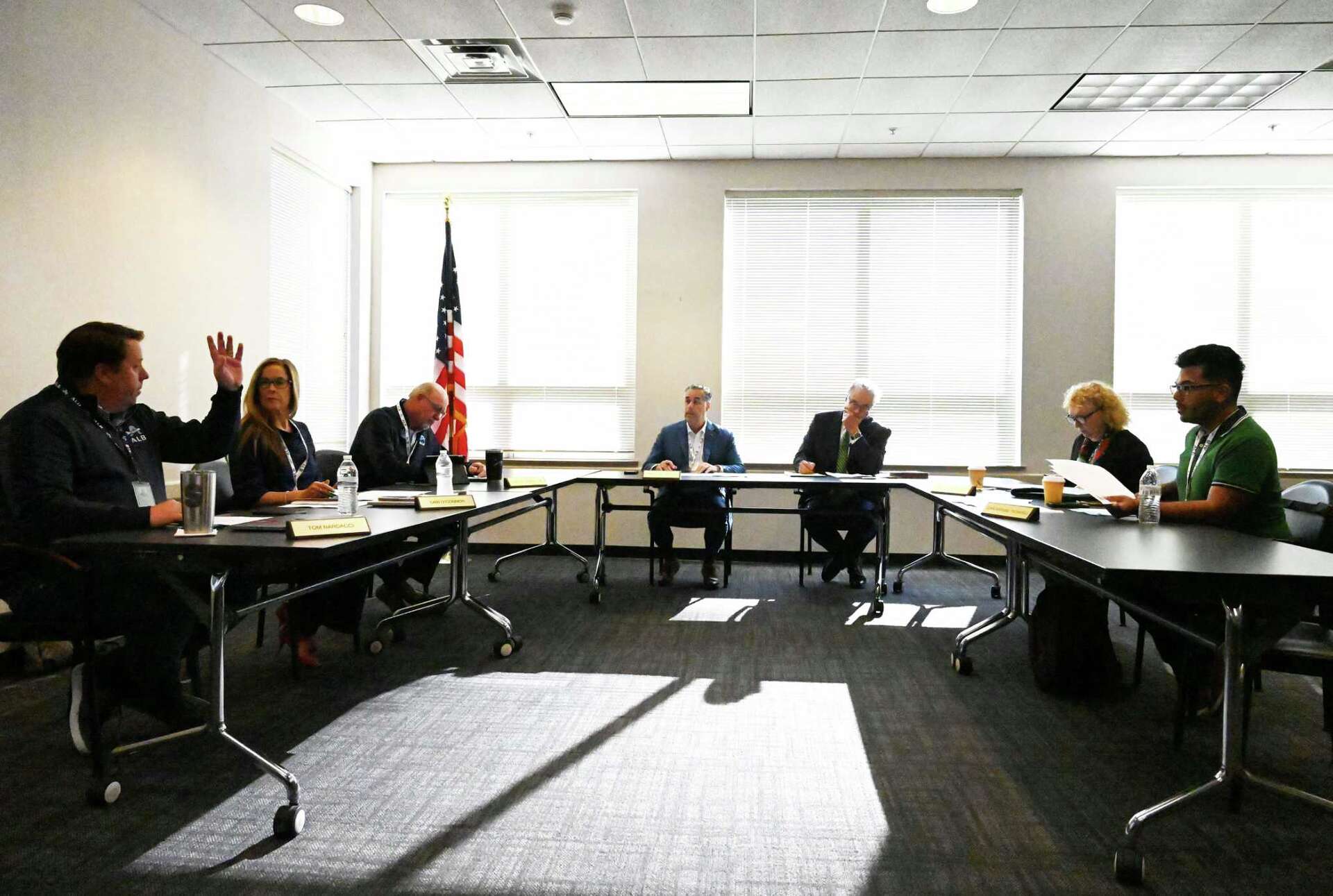 Calderone was in hospital when Airport Authority board fired him