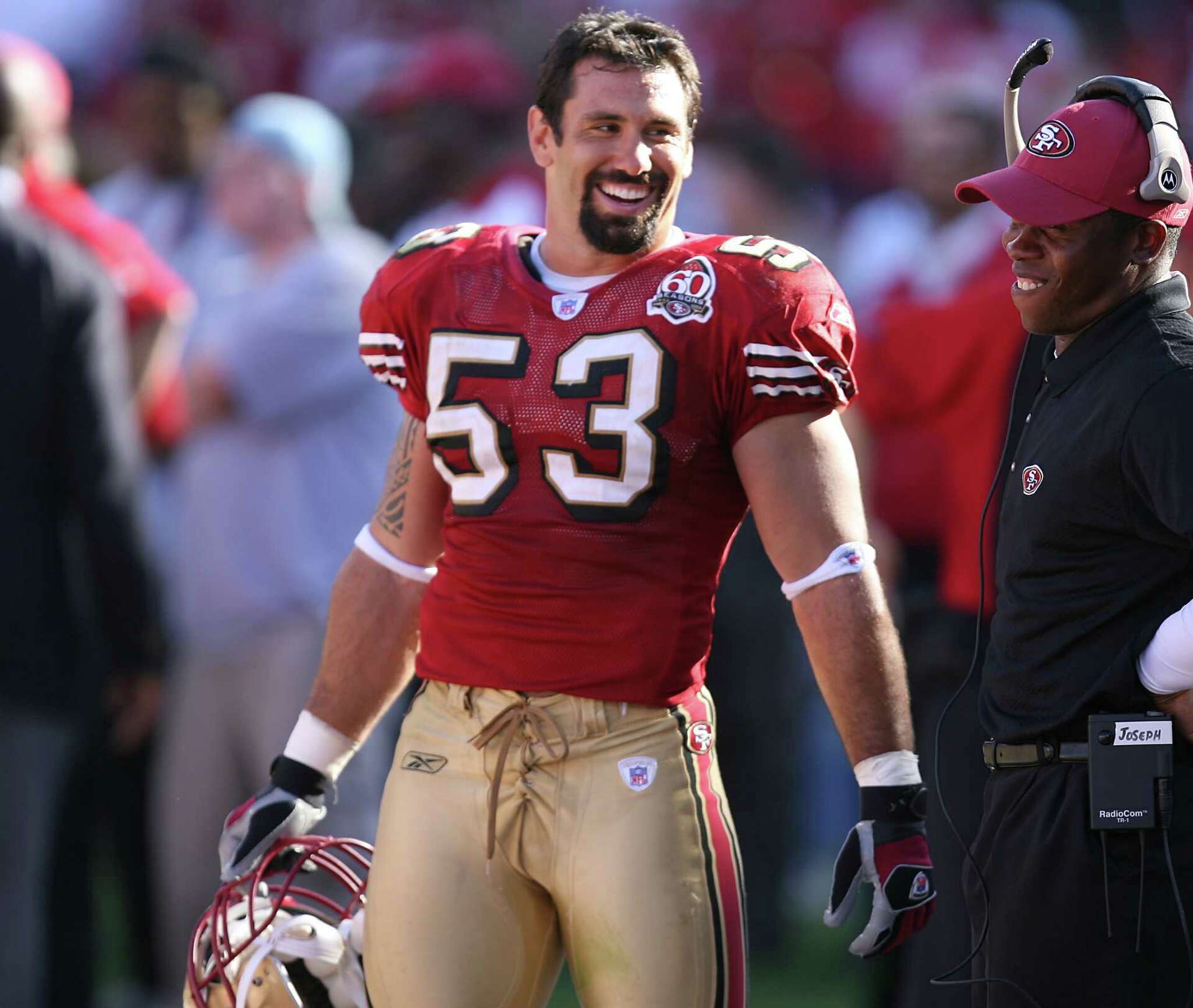 New York Jets defensive coordinator Jeff Ulbrich is a 49ers diehard