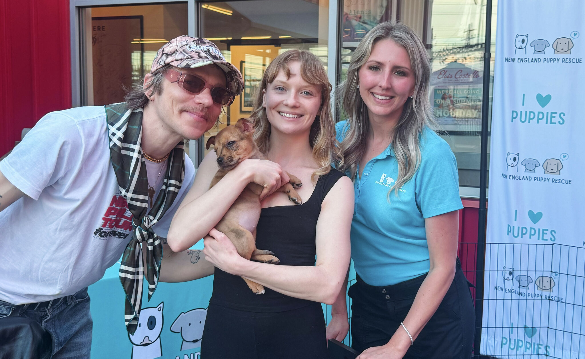 Cage the Elephant lead singer adopts puppy at Bridgeport concert