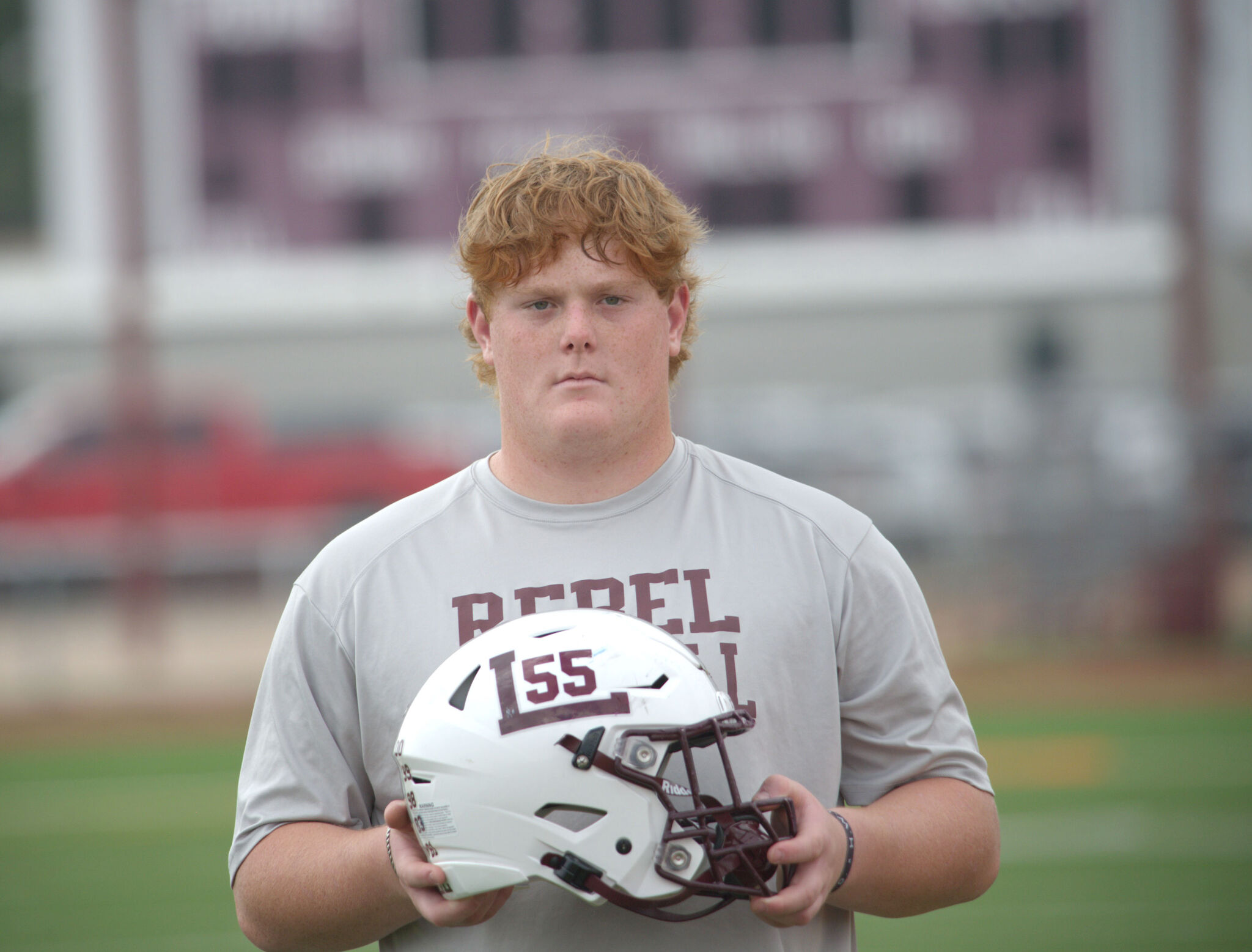 HS FOOTBALL: Legacy center Peyton Arthur was born to be a Rebel