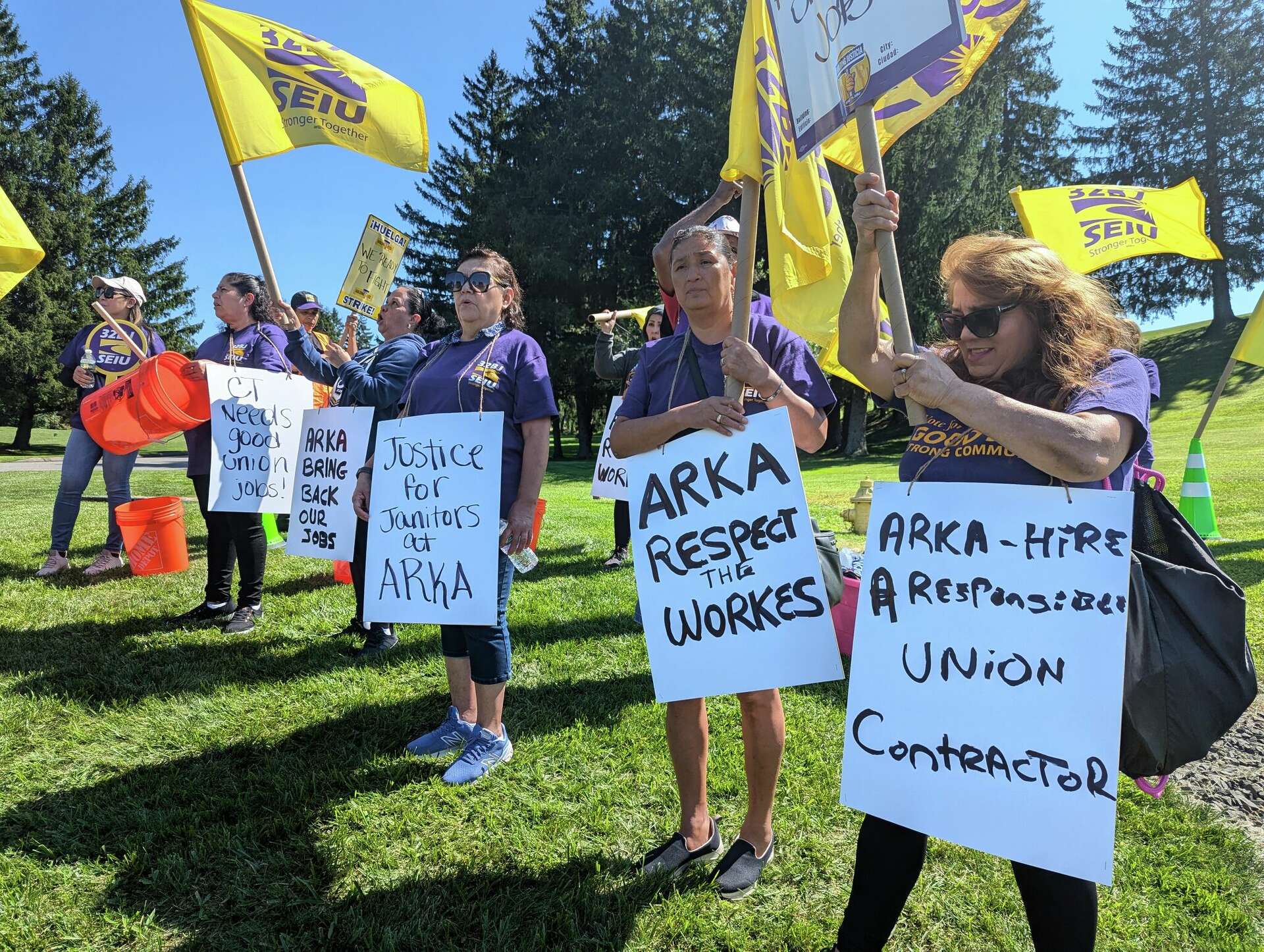 14 custodians displaced at ARKA in Danbury get $5K each in backpay