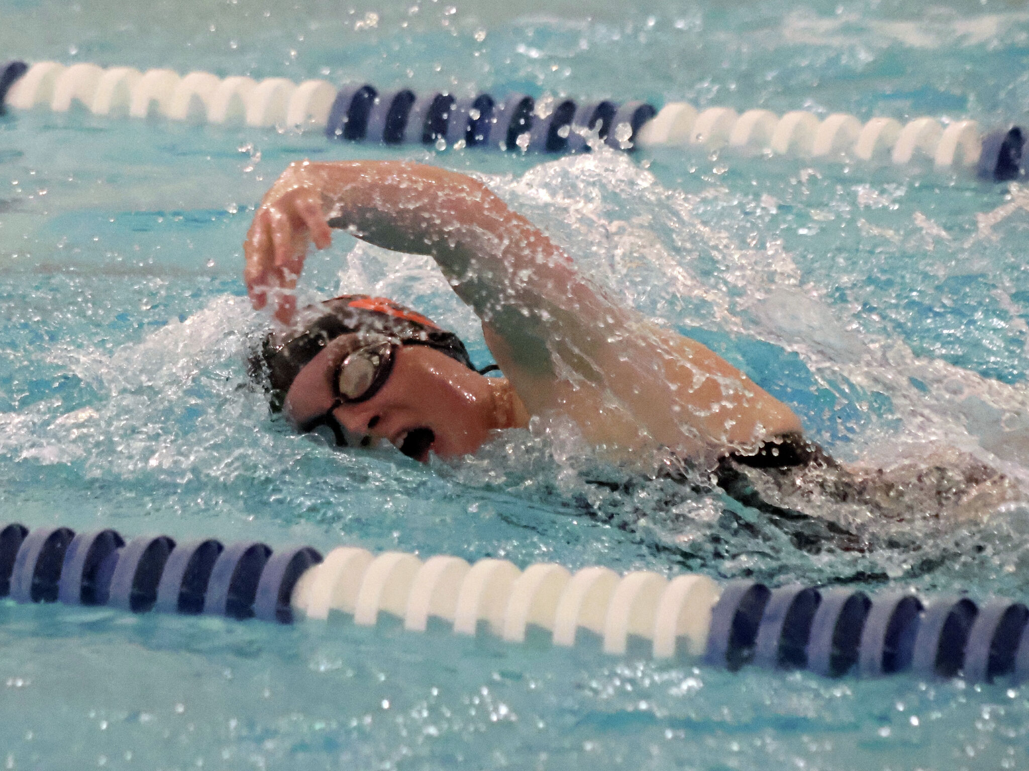 Edwardsville swim wins triangular at Eisenhower Pool