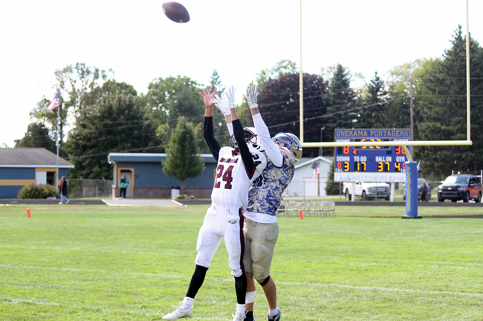 Onekama coach finds positives in 44-8 loss to Marion