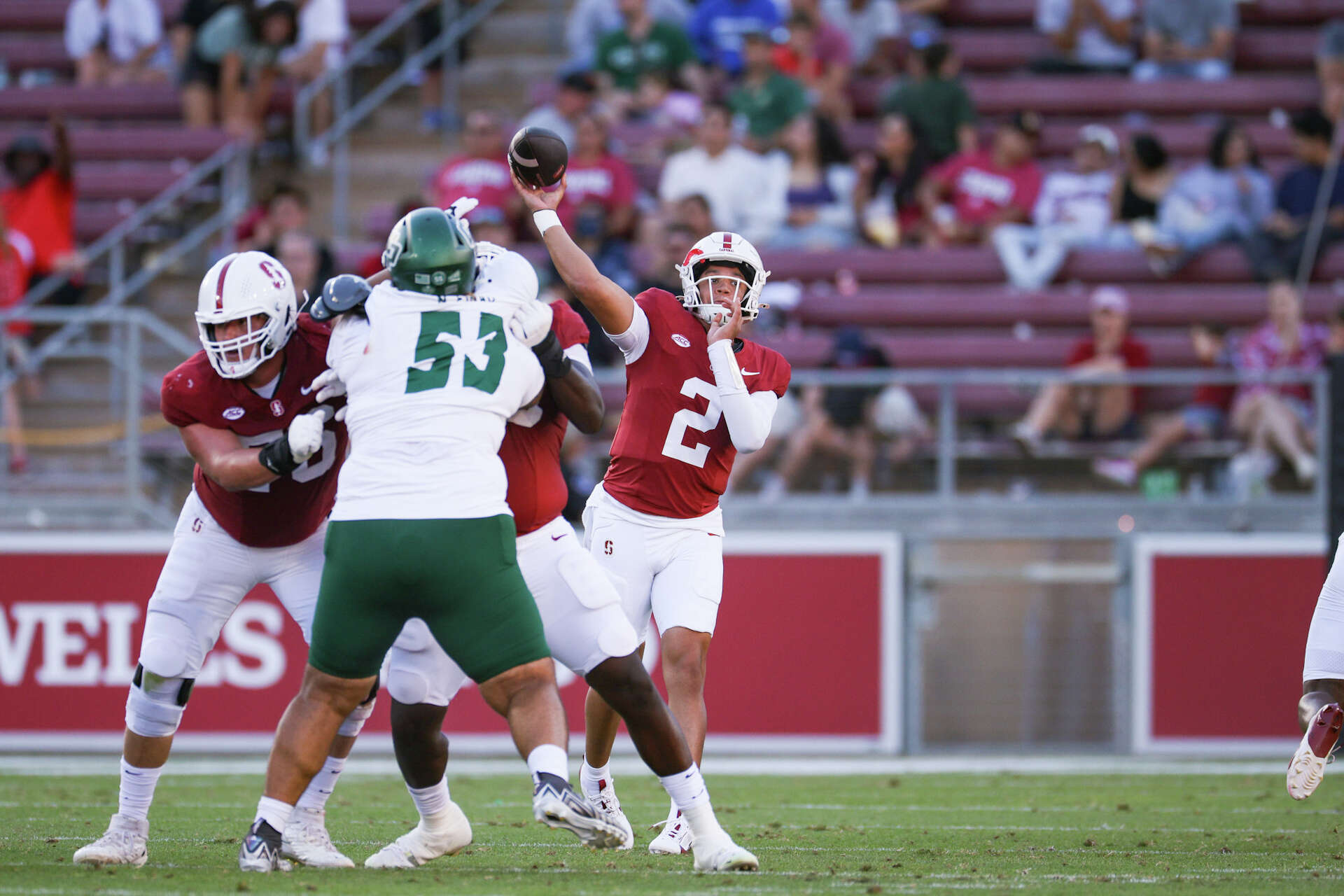Stanford breaks out big in second half to 41-7 romp over Cal Poly