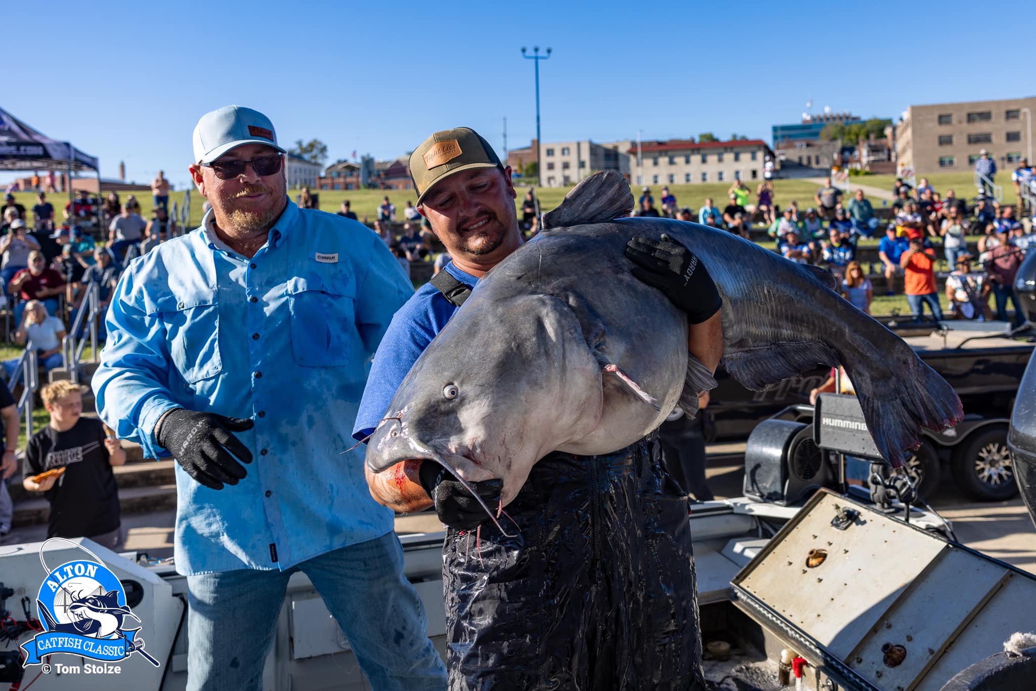 Anglers catch 100-pound catfish to win $21,500 in Illinois tournament