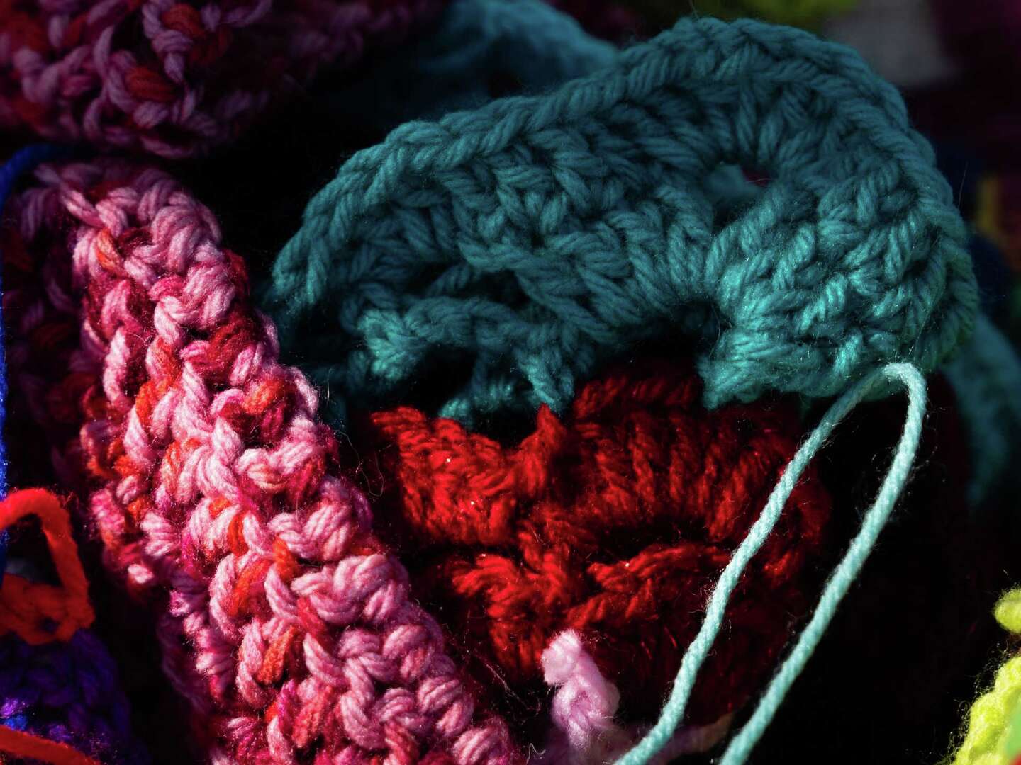 HISD community members crochet to protest TEA state takeover