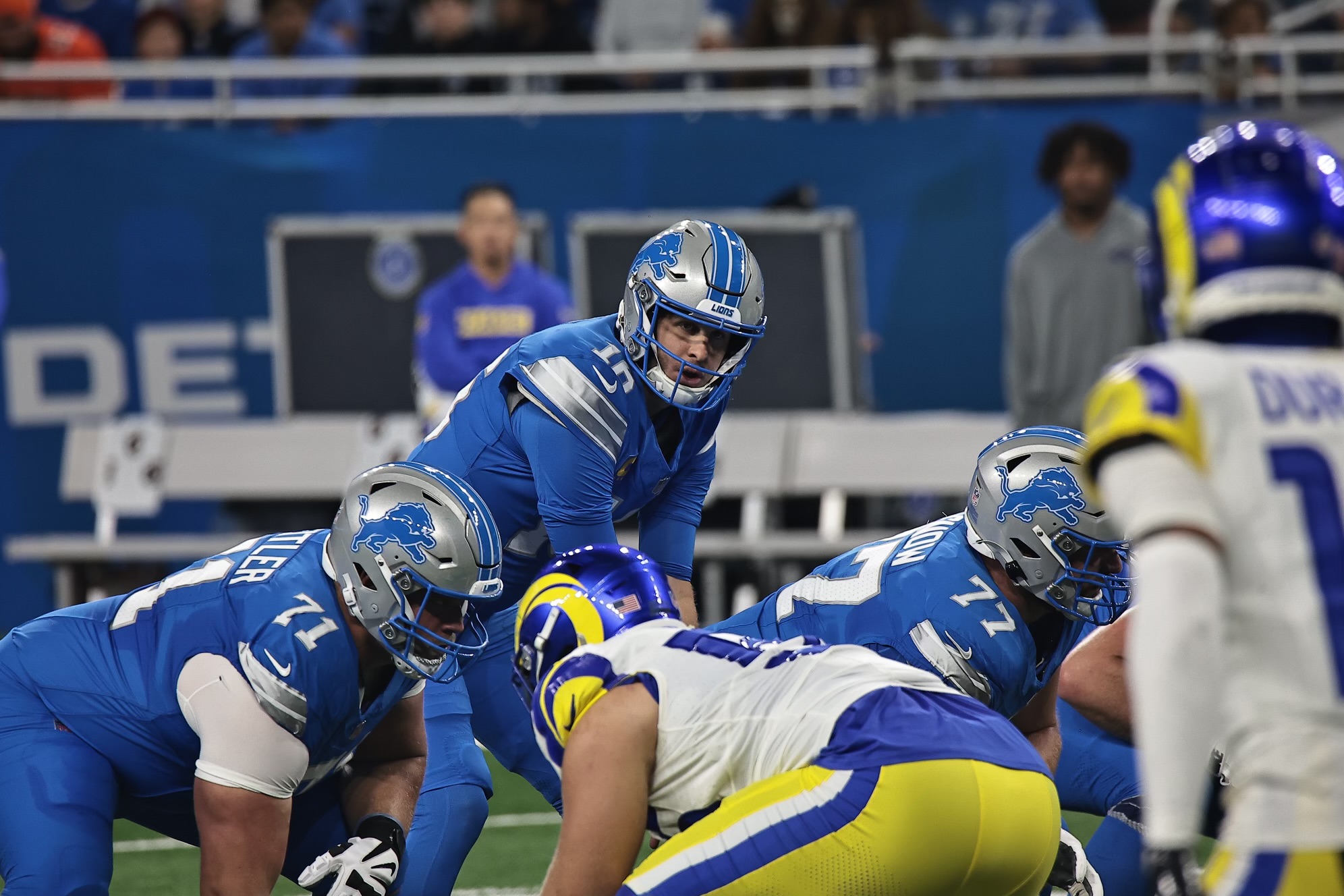 Detroit Lions vs. LA Rams at Ford Field: Photos from the first quarter