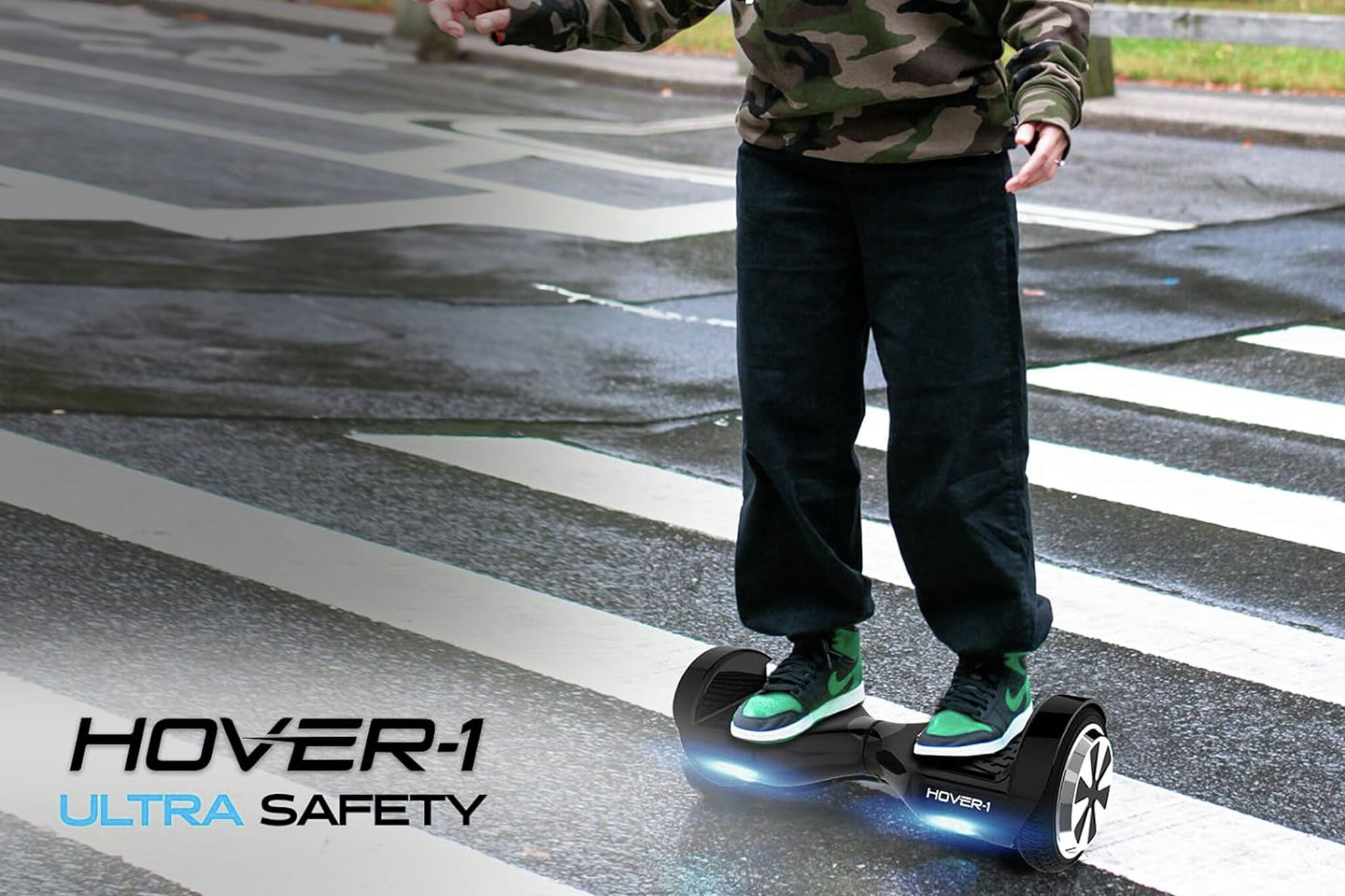 Ride around in style on this electric hoverboard on sale for $200