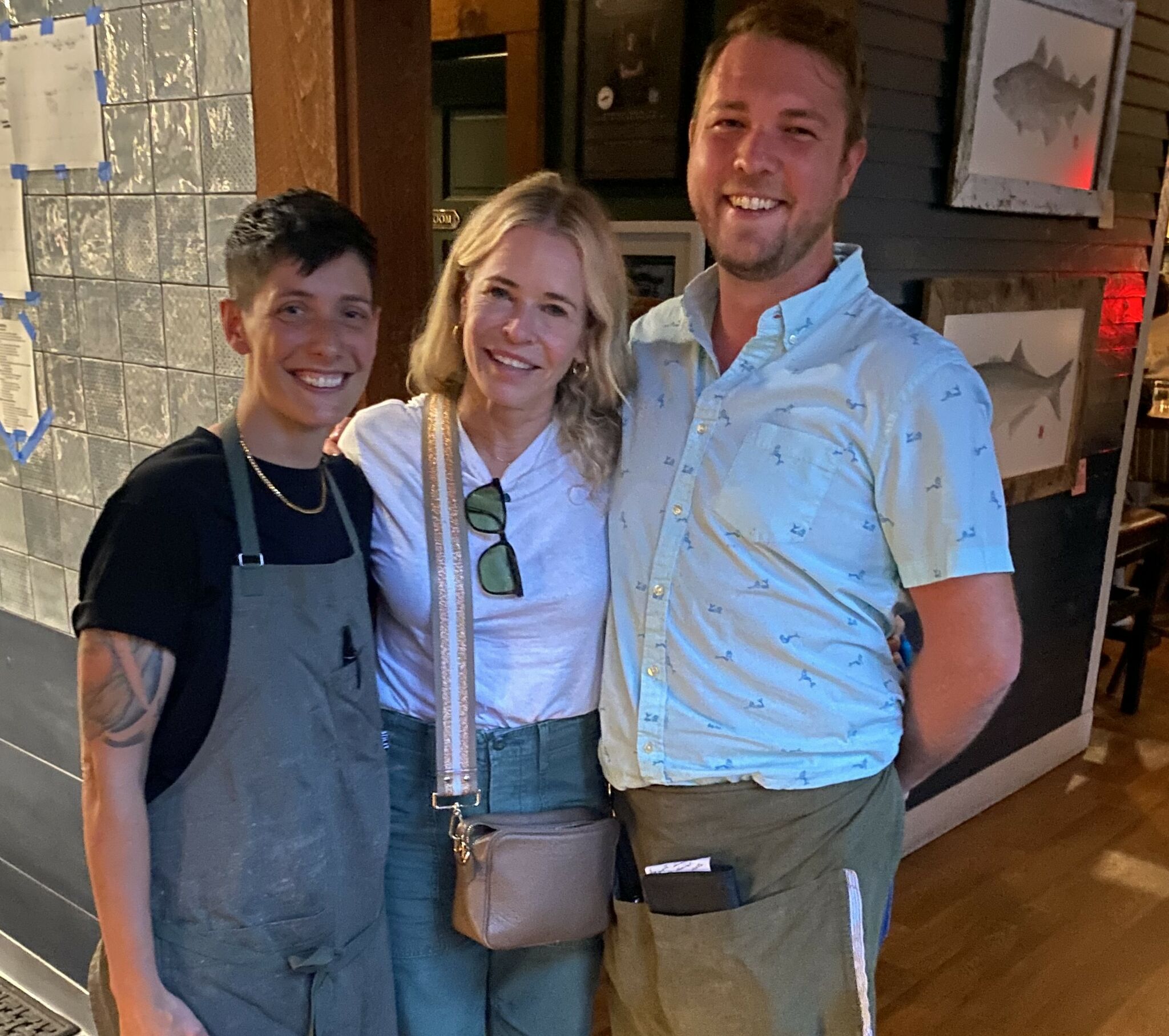 Comedian Chelsea Handler dines in Mystic before CT show