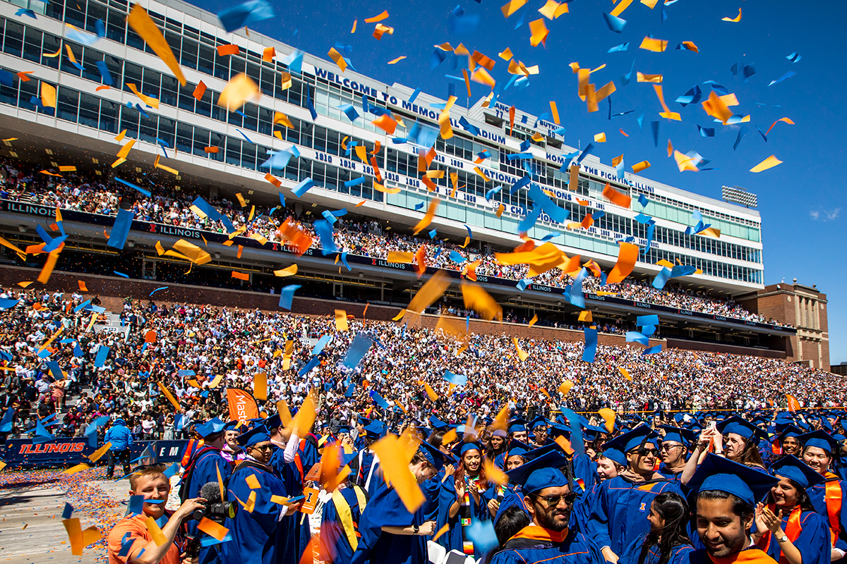 University of Illinois Urbana-Champaign holds spring commencement