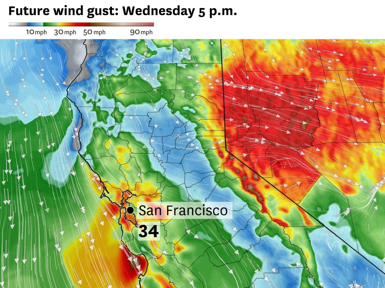 Bay Area weather: Windiest day in months on tap for region