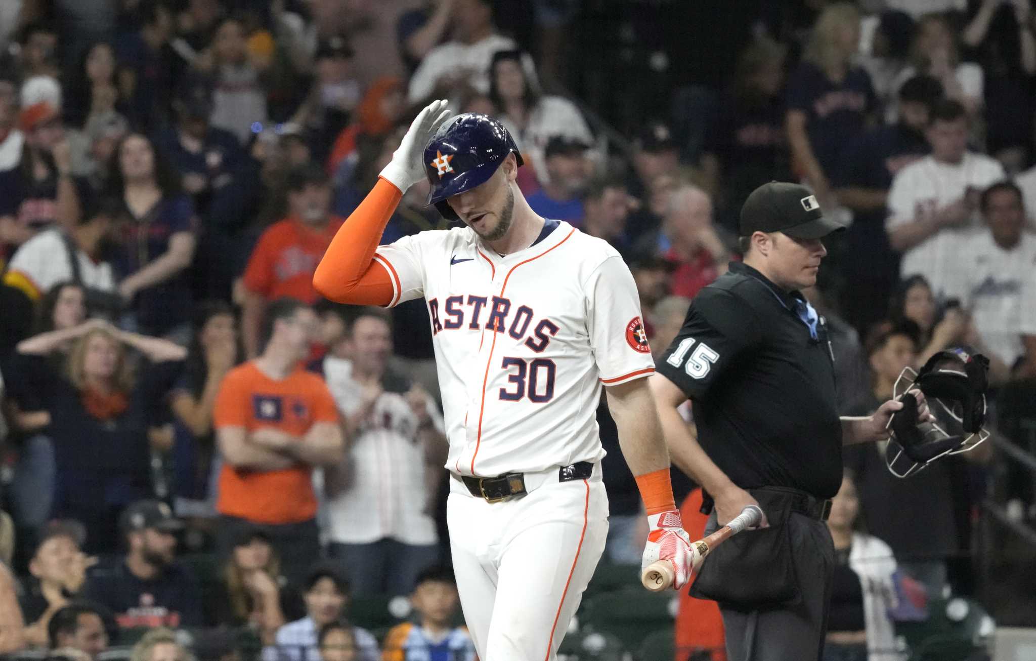 Houston Astros pile up missed opportunities in 12-inning loss to A's