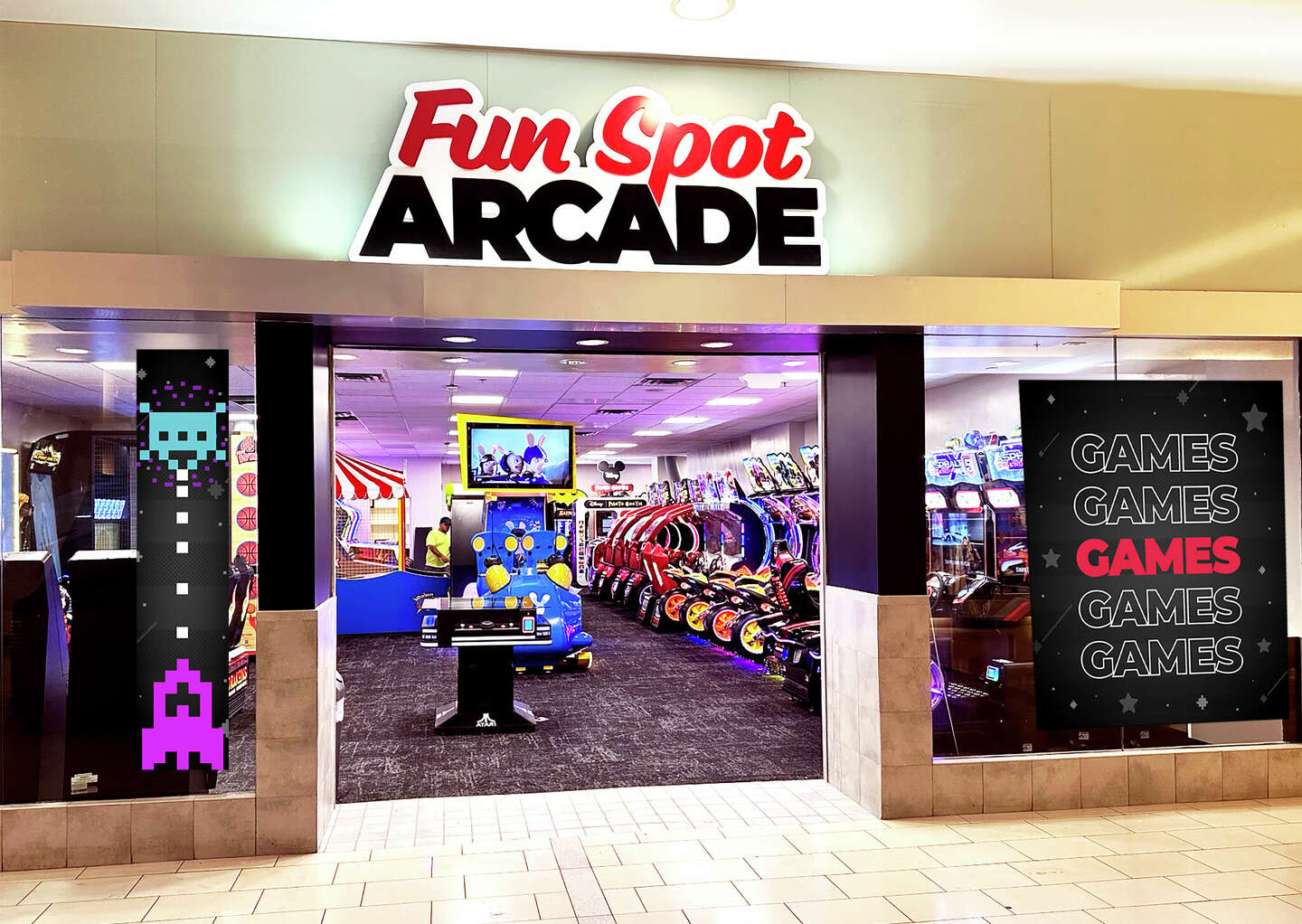 Trumbull Mall welcomes Fun Spot Arcade
