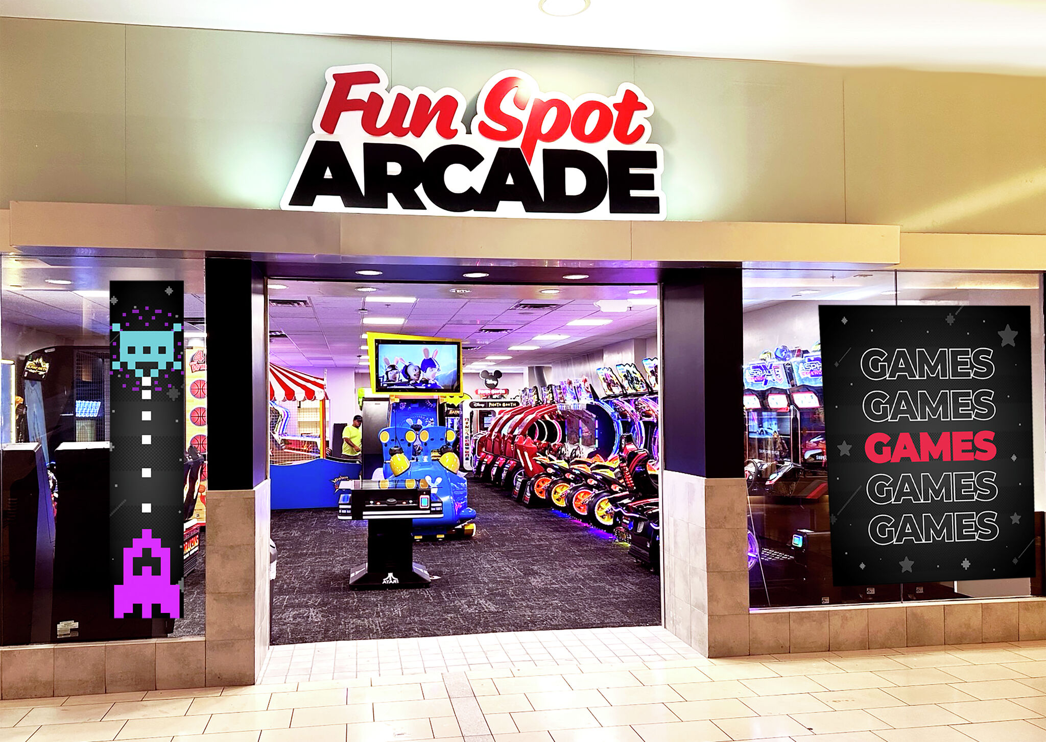 Trumbull Mall welcomes Fun Spot Arcade