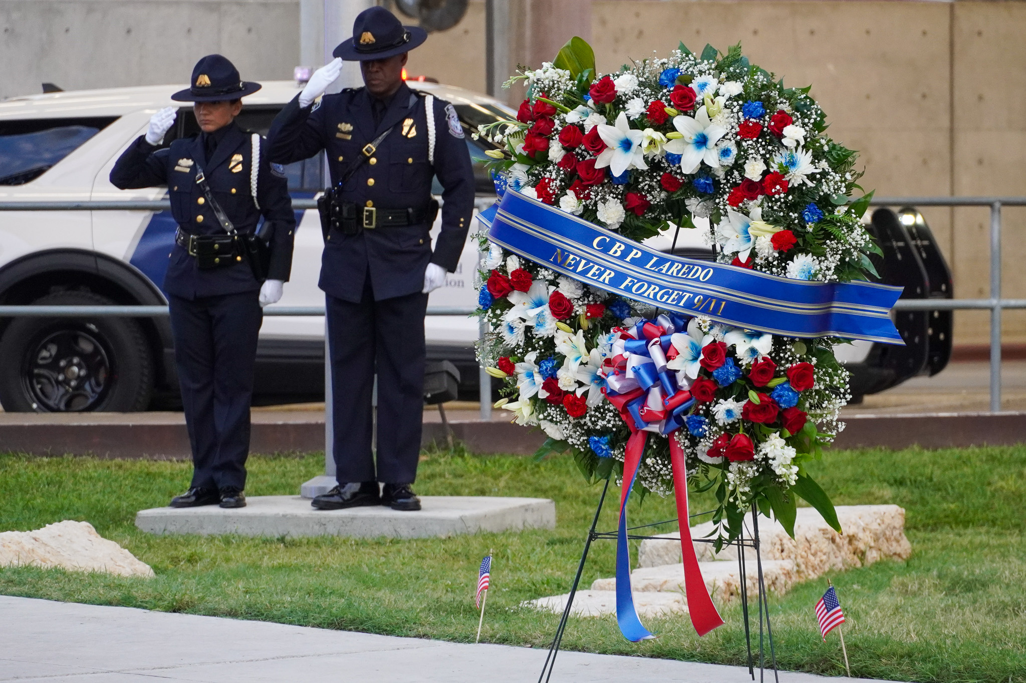 Laredo CBP ceremony at Juarez-Lincoln Bridge honors 9/11 victims