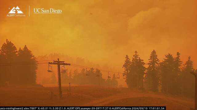Mountain High ski resort in Southern California survives Bridge Fire