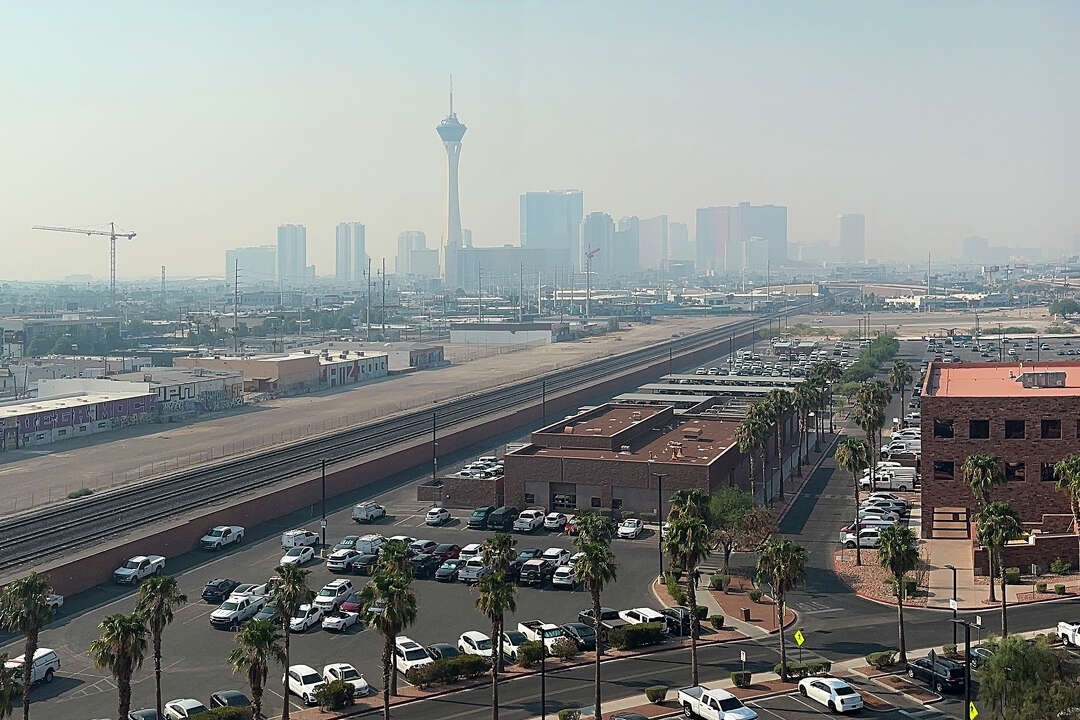 Ash falls on Las Vegas, smoke alert issued due to Calif. wildfires