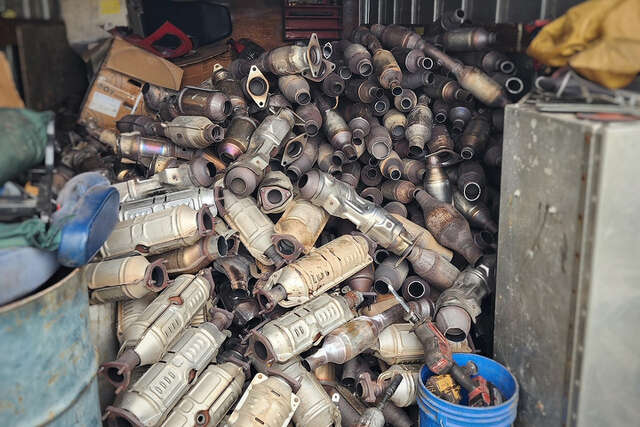 700 suspected stolen catalytic converters at Bay Area recycling plant