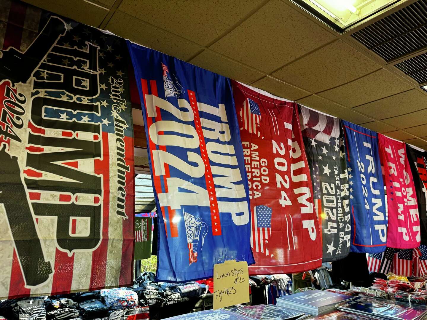 Donald Trump memorabilia store opens in old Milford Boston Market