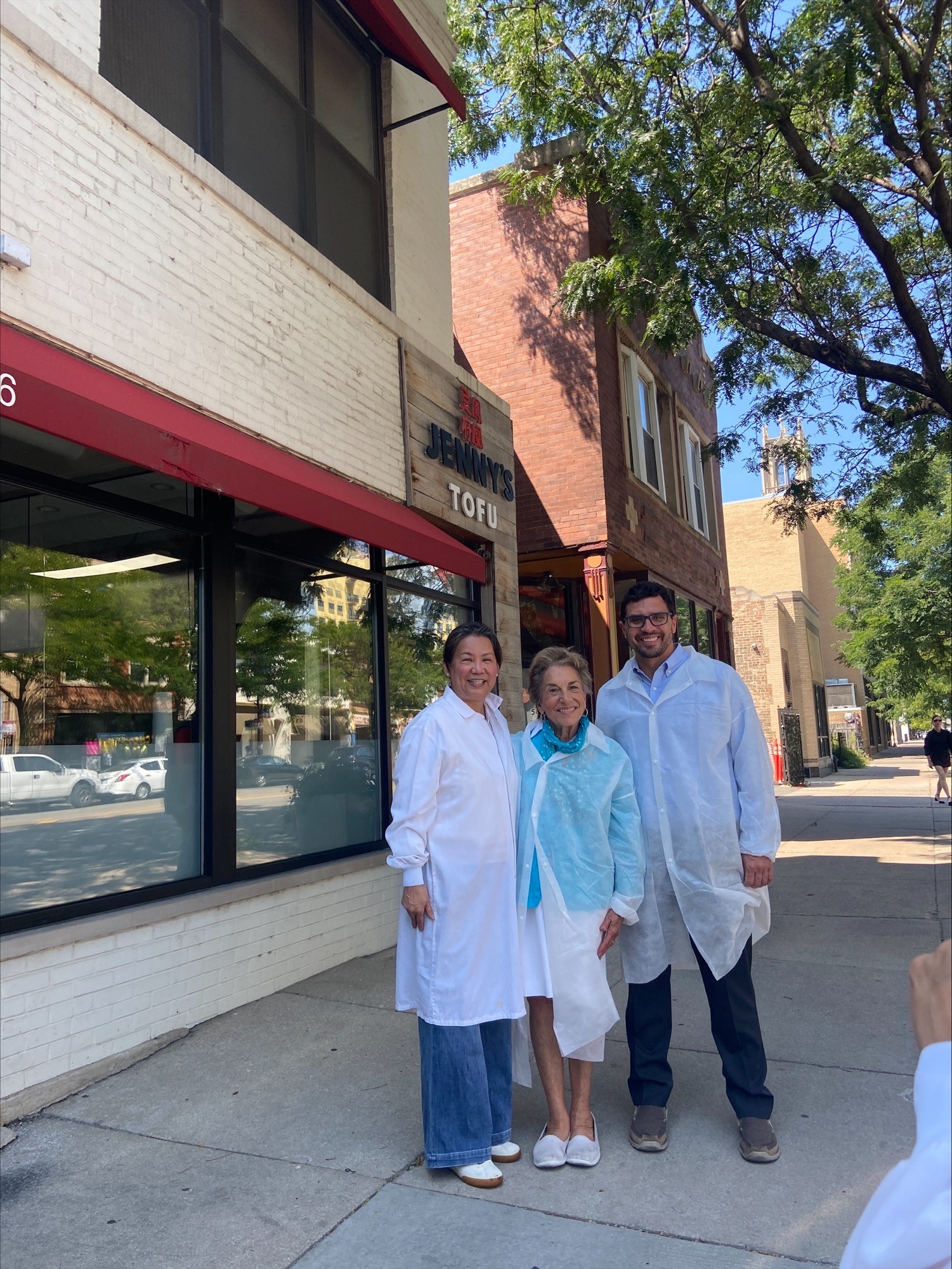 Rep. Jan Schakowsky visits Phoenix Bean Tofu Plant