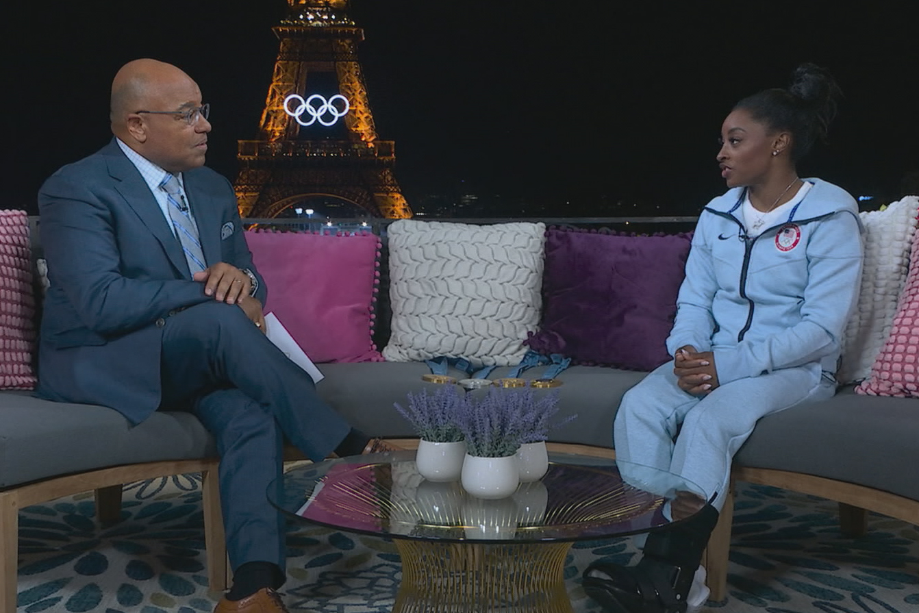 Mike Tirico: Watching Simone Biles 'will stick with me forever'