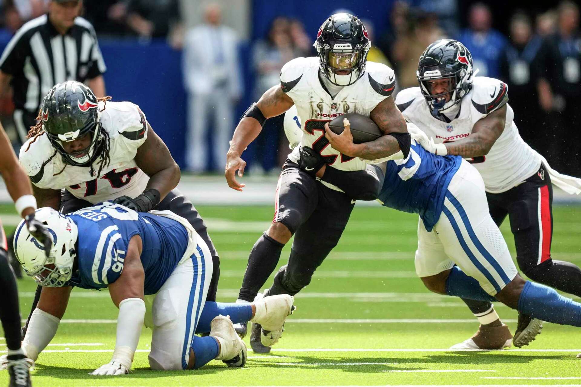 Houston Texans: Joe Mixon not at practice. Brevin Jordan on IR