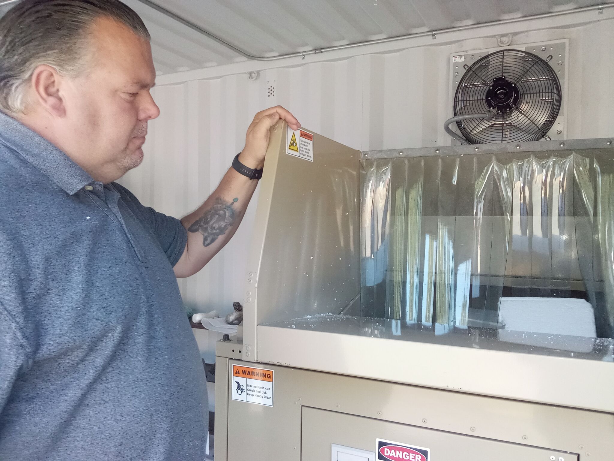 Small CT recycling center uses innovative machine to recycle Styrofoam