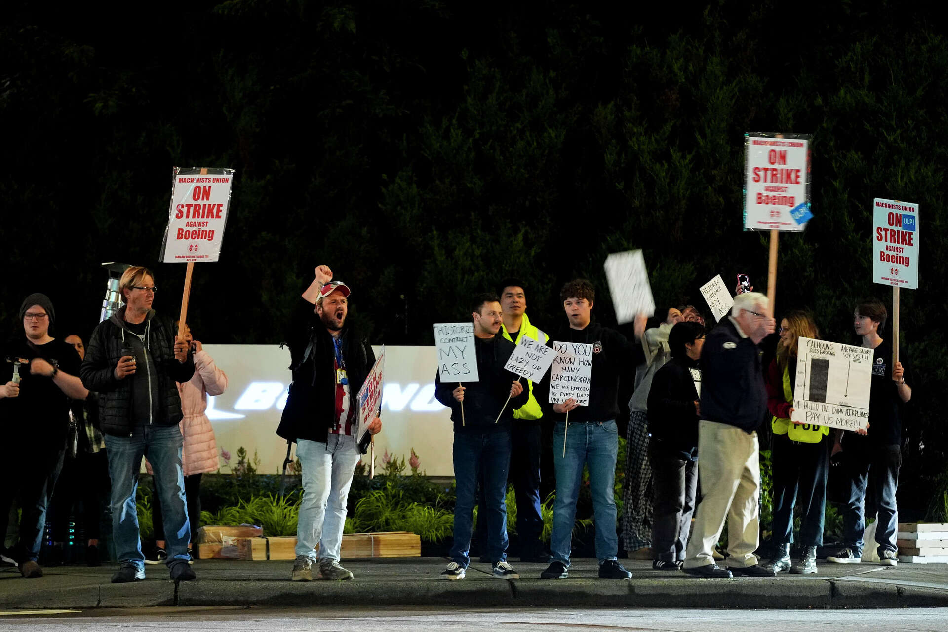 Boeing factory workers go on strike after rejecting contract offer