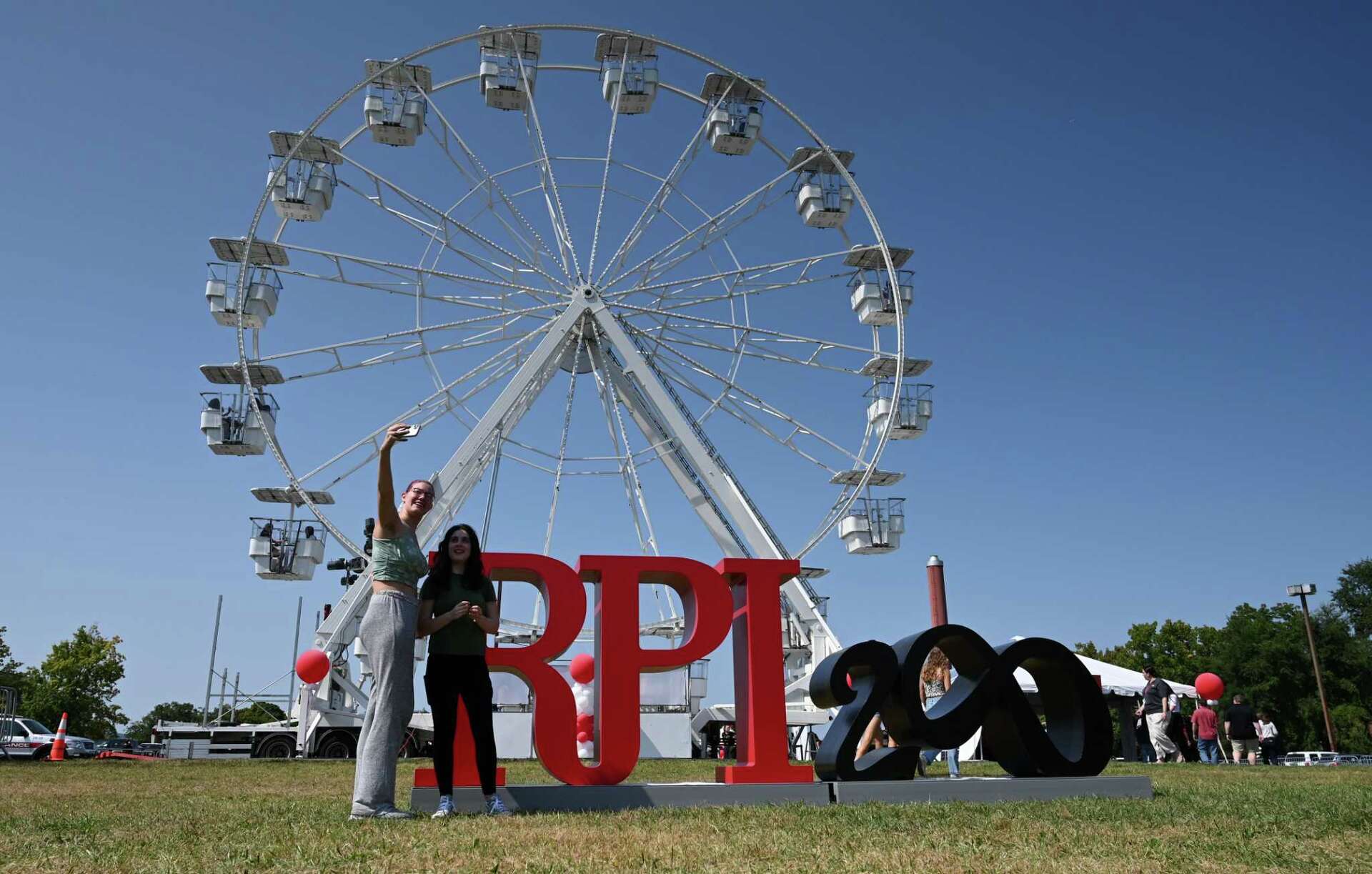 RPI students take a day off to celebrate the Ferris wheel