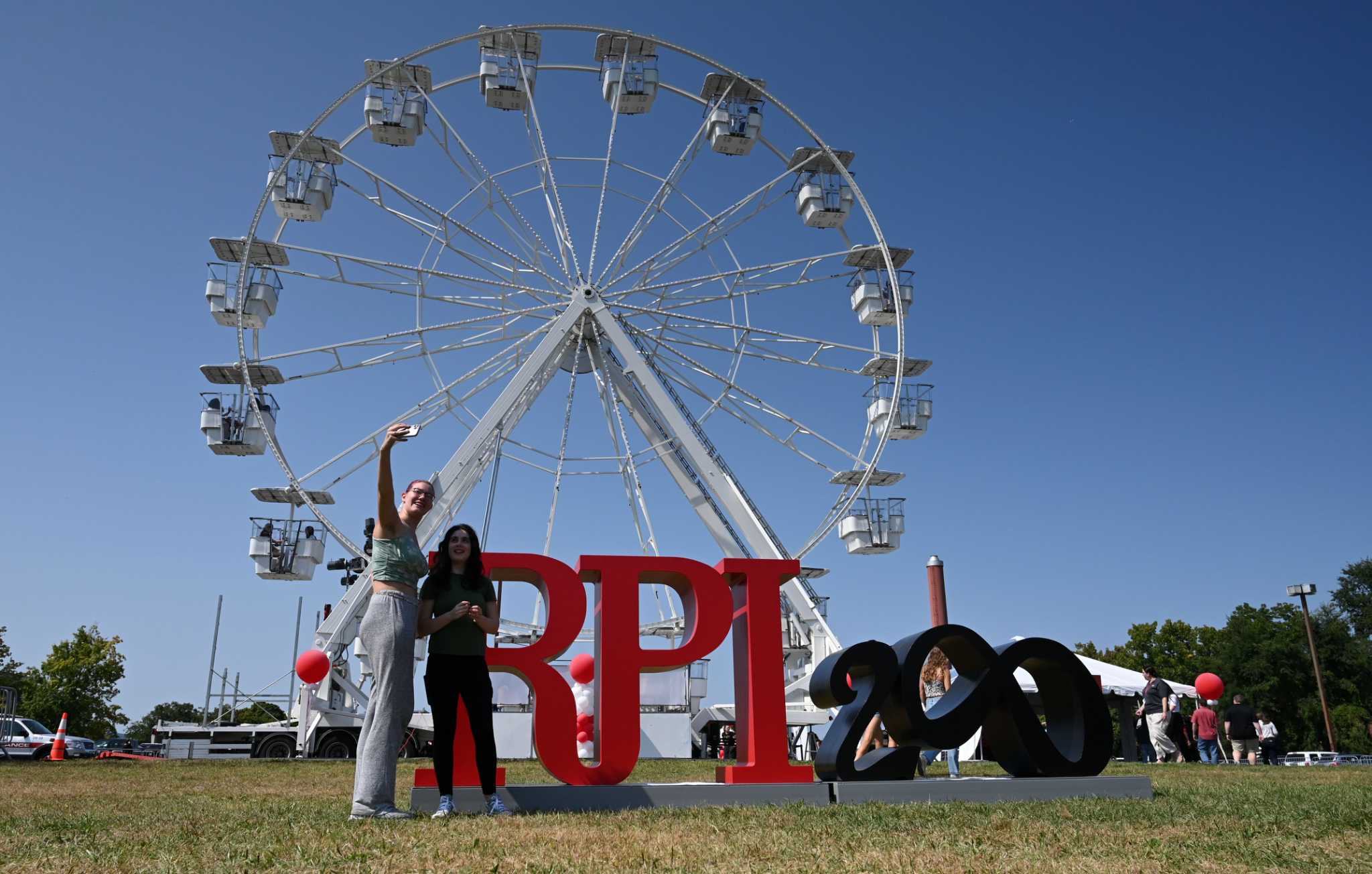 RPI students take a day off to celebrate the Ferris wheel